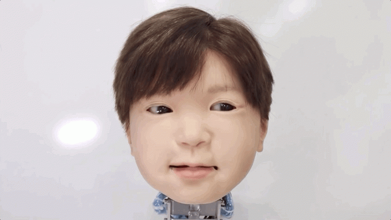 Android Robotic Child Face Gets More Expressions - RankRed
