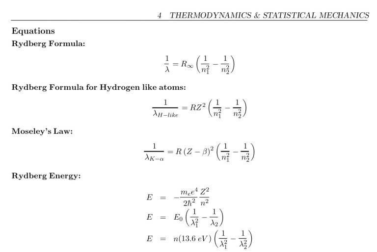25 Helpful Physics Cheat Sheet [Of 2025] - RankRed