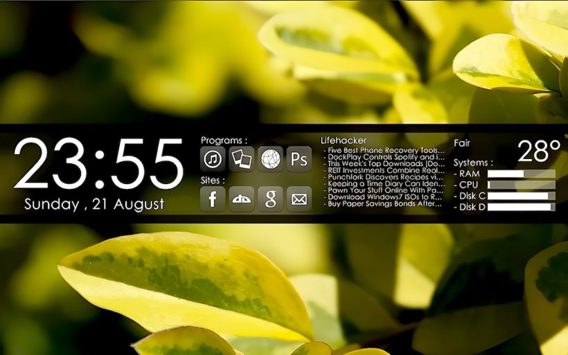 29 Stunning Rainmeter Skins of 2025 - RankRed