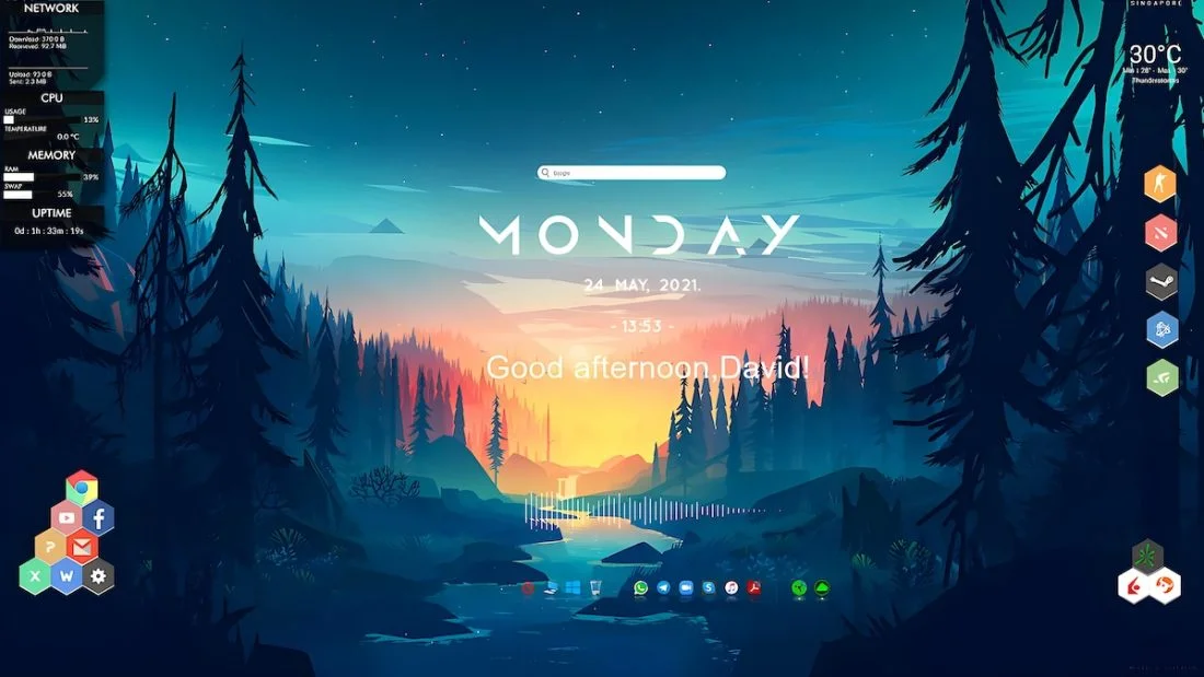 29 Stunning Rainmeter Skins of 2025 - RankRed