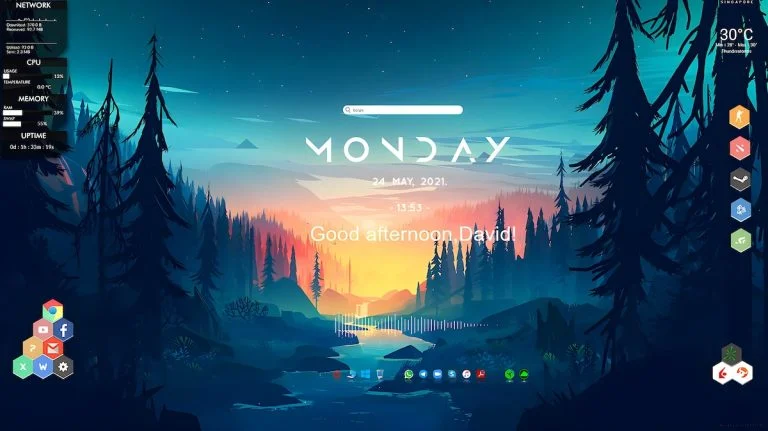 29 Stunning Rainmeter Skins of 2025 - RankRed